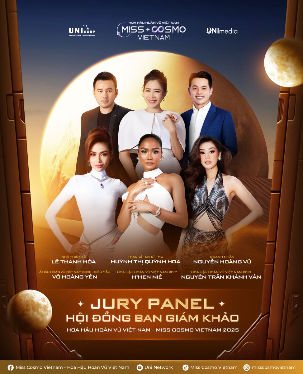 Hội đồng giám khảo vòng sơ khảo Hoa hậu Hoàn vũ Việt Nam 2025: Hoa hậu H’HEN NIÊ hội ngộ cùng á ...